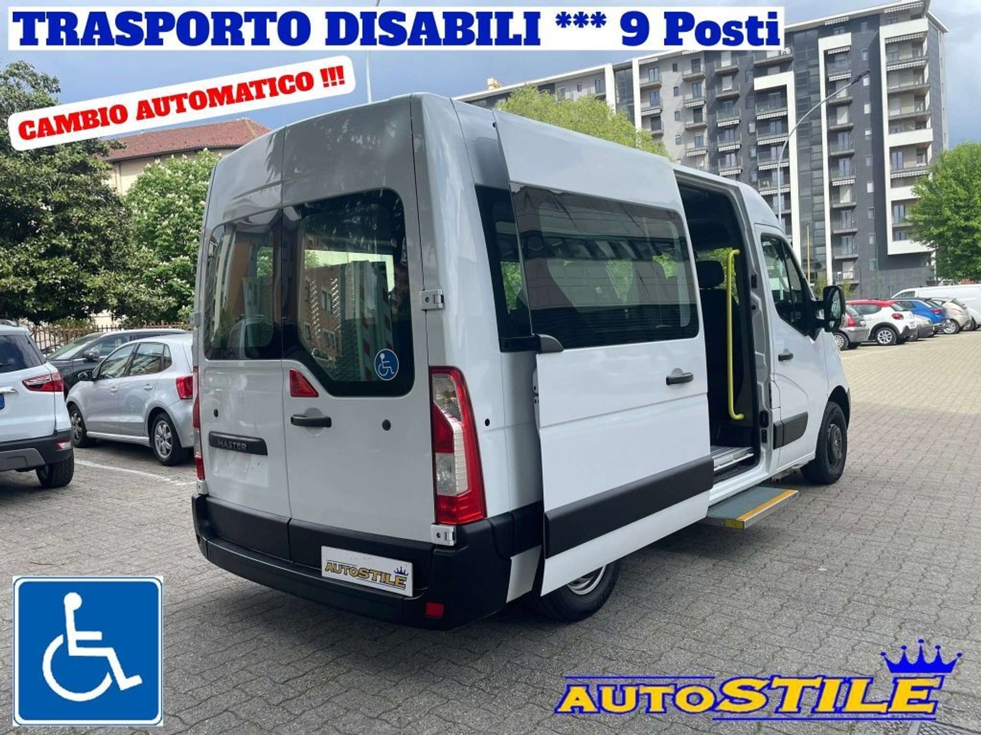 Fiat Ducato RENAULT MASTER *9 POSTI **TRASPORTO DISABILI Usata Diesel ...