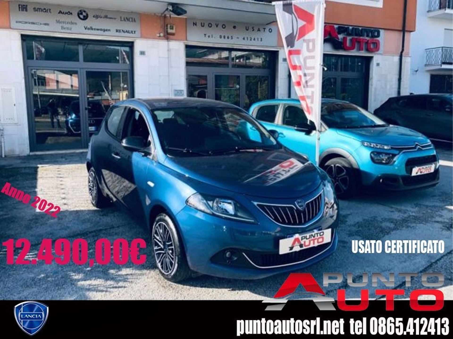 Lancia Ypsilon 1.0 FireFly 5 porte S&S Hybrid Ecochic Gold Usata Ibrida ...