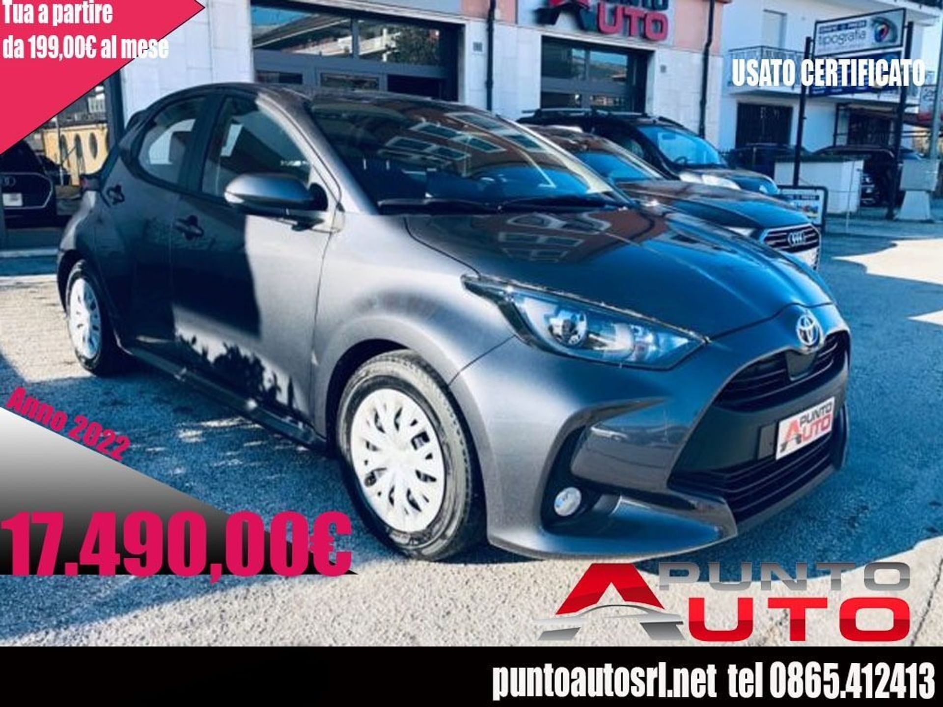 Toyota Yaris 1.5 Hybrid 5 porte DYNAMIC Business Usata Ibrida Benzina ...