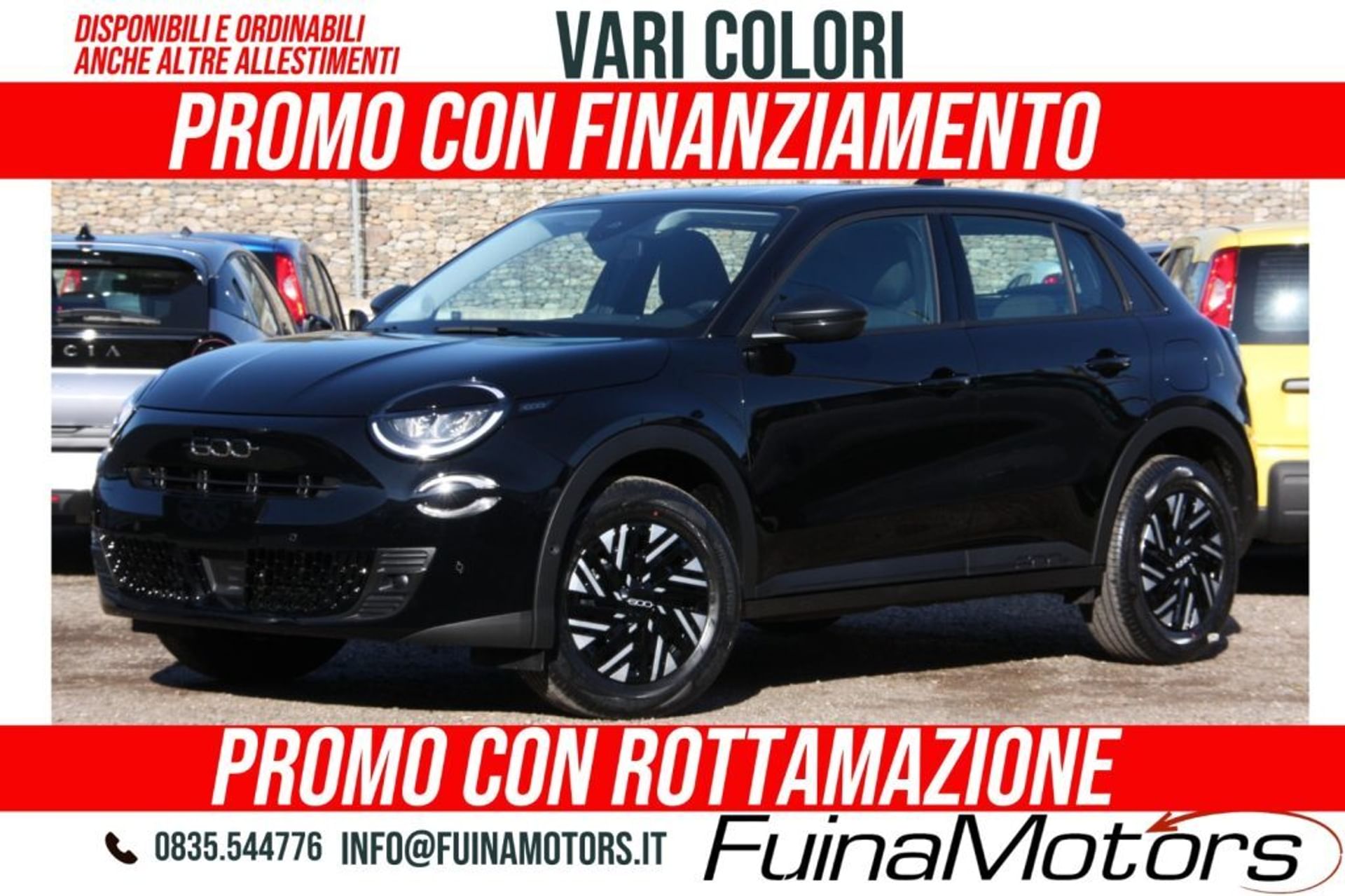 Fiat 600 1.2 100 CV Hybrid PACK CONFORT Nuova Ibrida con 0 km a Bernalda (MT) - AutoSuperMarket