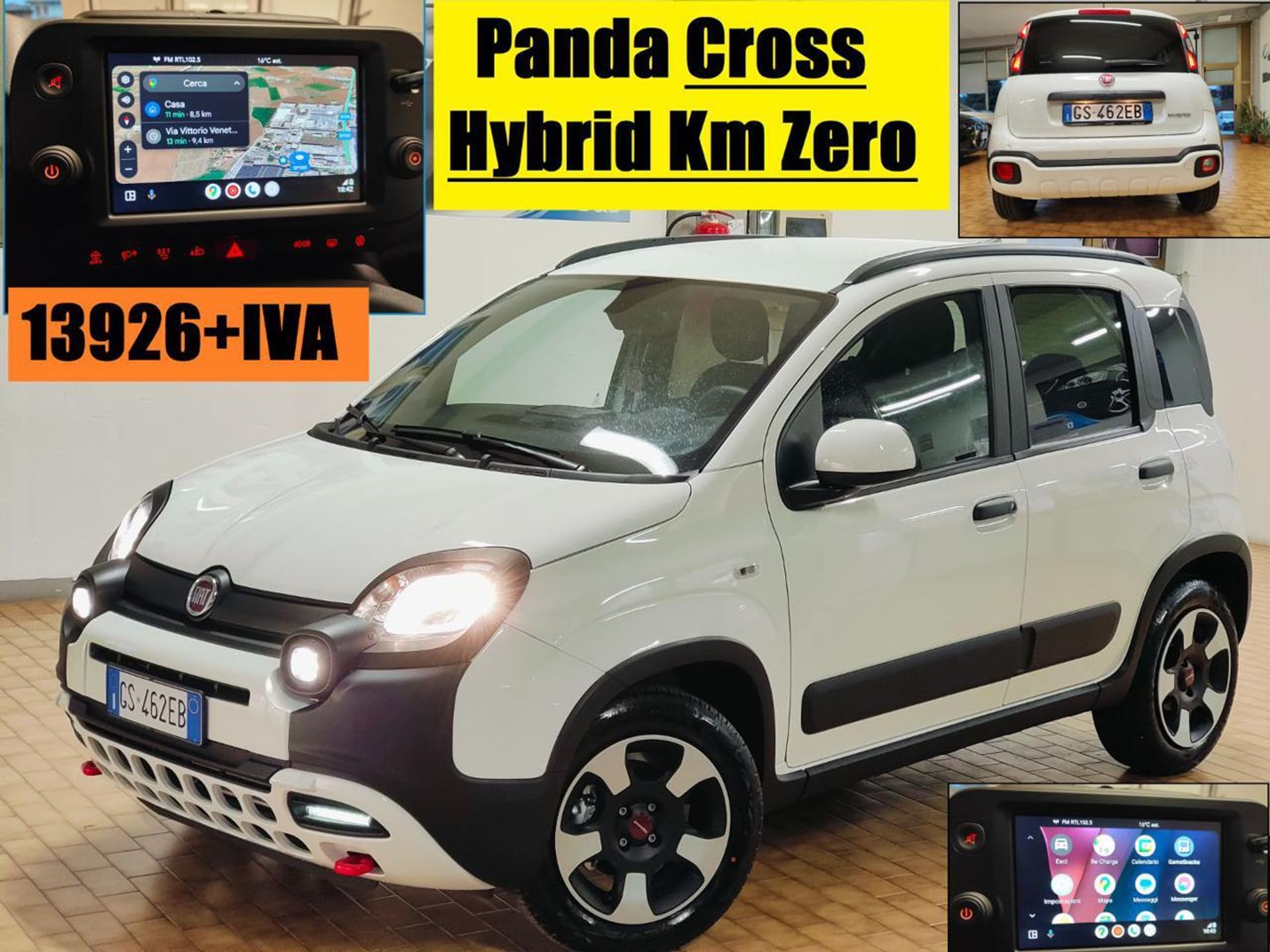 Fiat Panda HYBRID KM ZERO PREZZO VERO ! Nuova Ibrida con 1 km a SAREGO ...