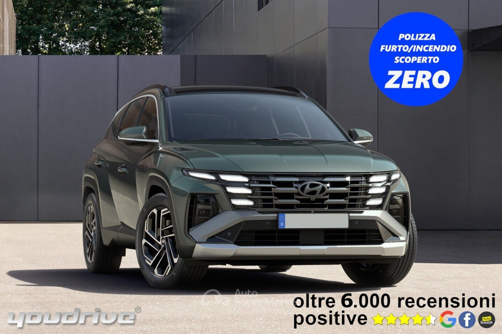 Hyundai Tucson / 1.6 HEV aut. XTech Nuova Ibrida Benzina con 0 km a Nola (NA) - AutoSuperMarket