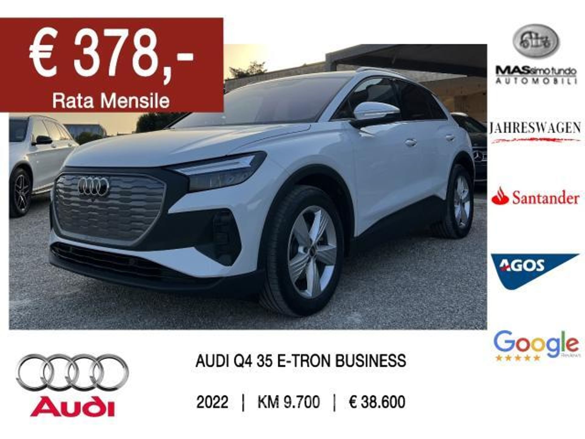 Audi Q4 Usata Elettrica con 9.700 km a Melissano (LE) - AutoSuperMarket