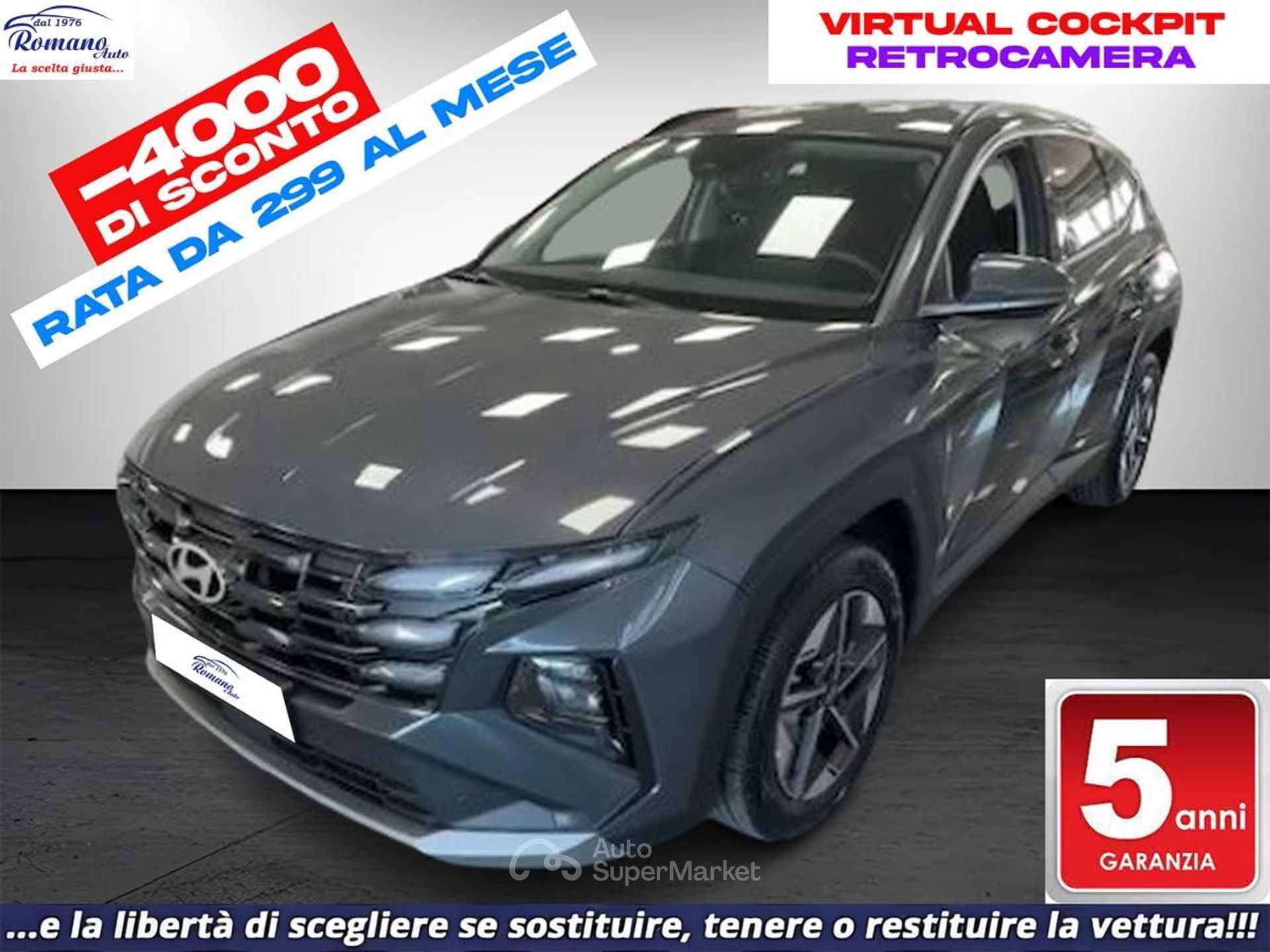 Hyundai Tucson 1.6 CRDI 48V DCT Business Nuova Ibrida Diesel con 1 km a ...